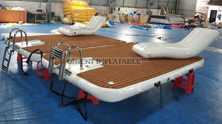 Orient Inflatables 3x2m Aqua Ocean Inflatable Dock Platform,Inflatable ...