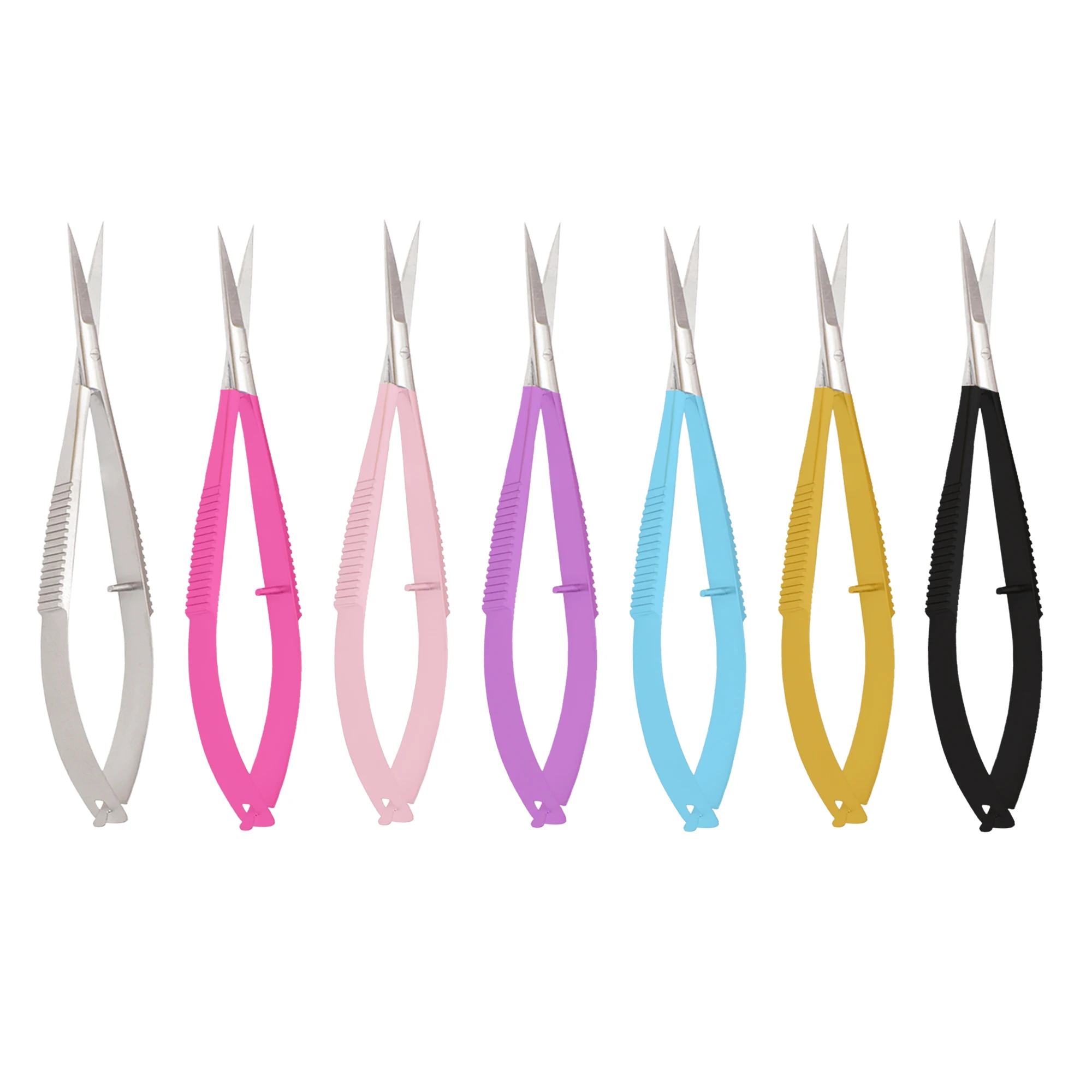 Colorful Manicure Scissors/ Spring Action Russian Manicure Scissors ...