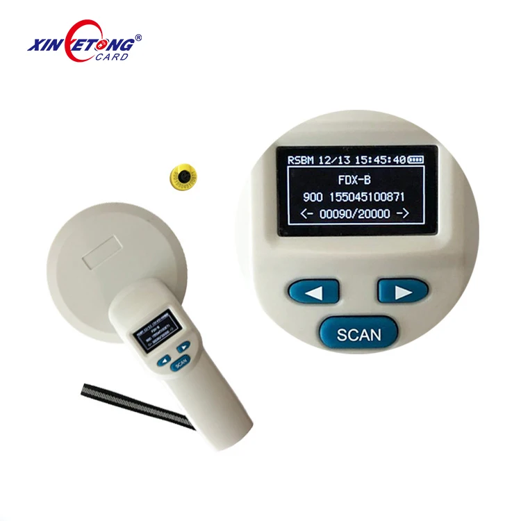 RFID 125khz 134.2khz FDX-B Animal Microchip Reader with Blue Tooth ...
