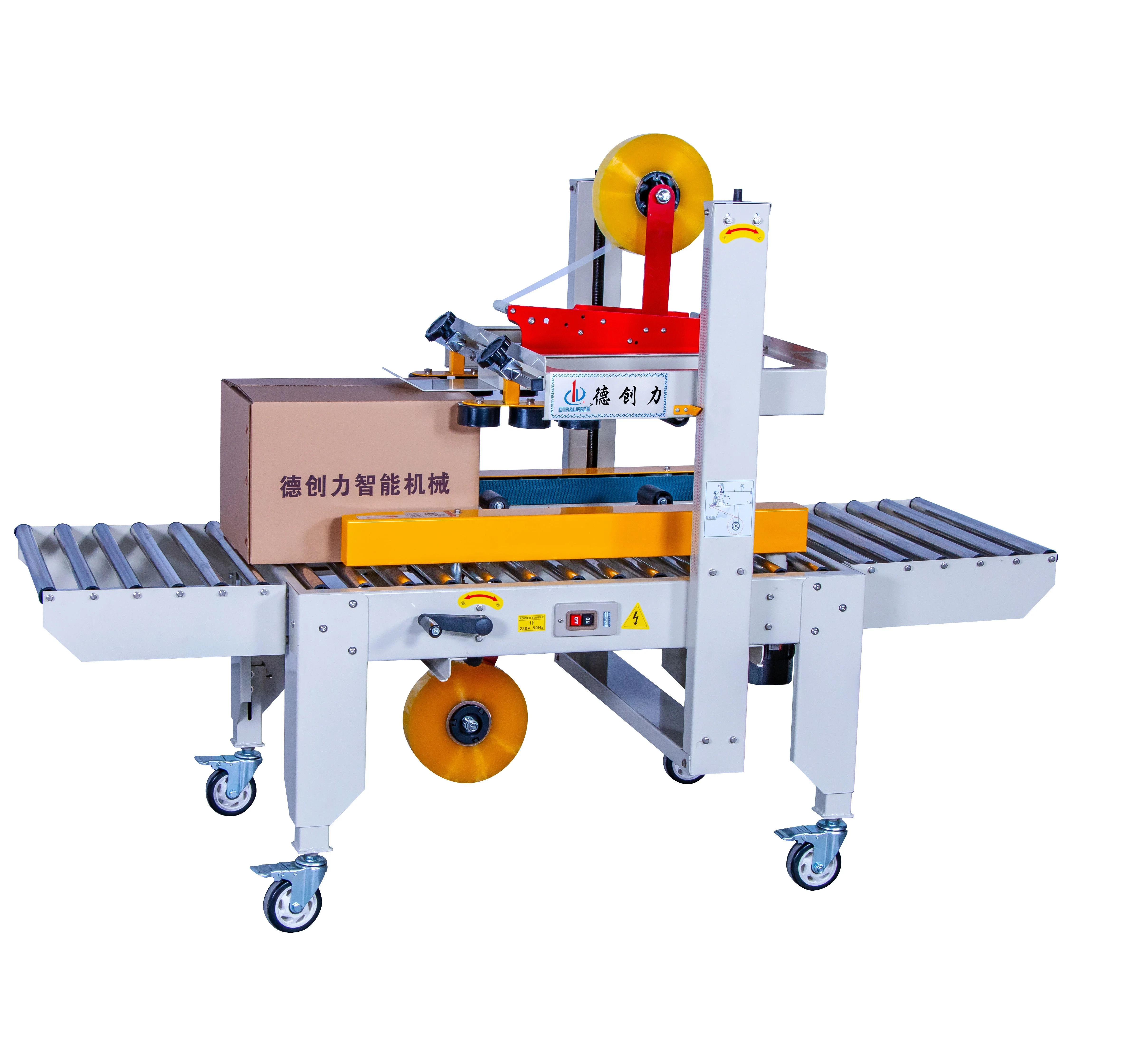 Self-adjusting Box Carton Taping Sealer Machine Case Packaging Machine ...