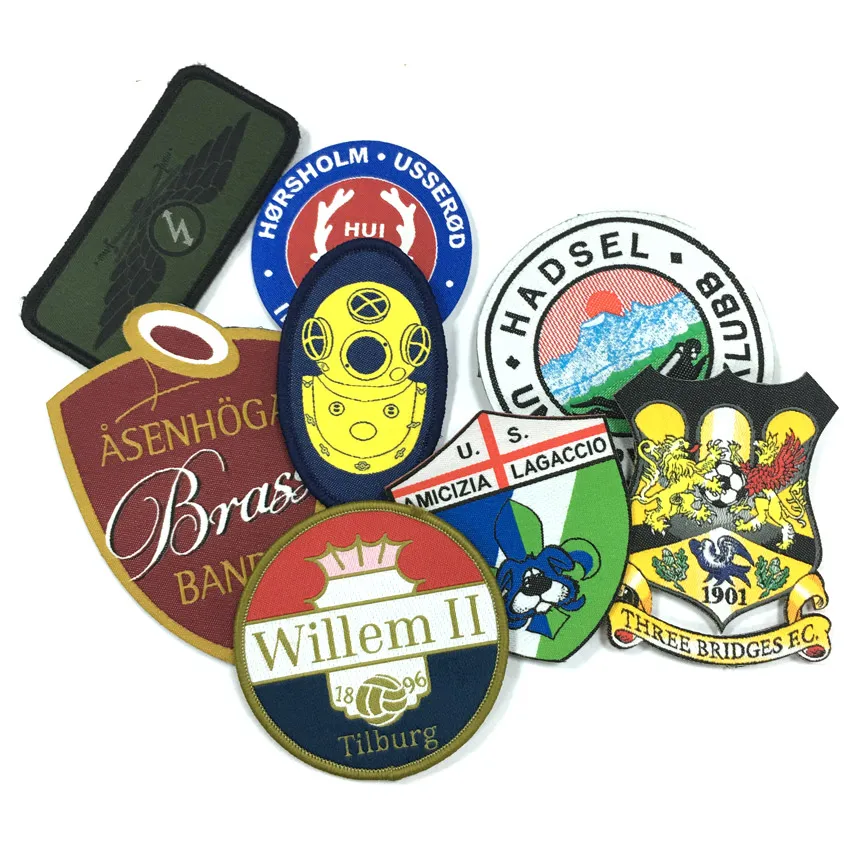 Custom Embroidered Sports Jersey Football Soccer Patches