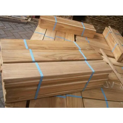 Raw Solid Burma Teak Wood Slab Decking Raw Plank Wood Board for ...
