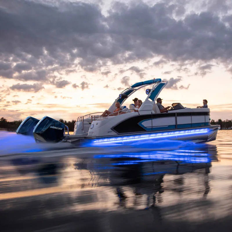 Luxury Aluminum Tritoon Fiberglass Catamaran Pontoon Boats