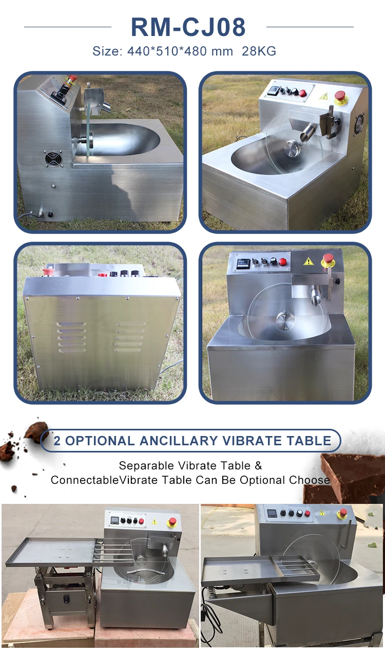 Mini Steel Automatic Hot Chocolate Tempering Chocolate Wheel Temperer ...