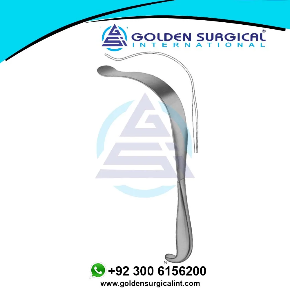 Retractor Abdominal Y Espátula Intestinal Maleable 285mm Instrumentos ...