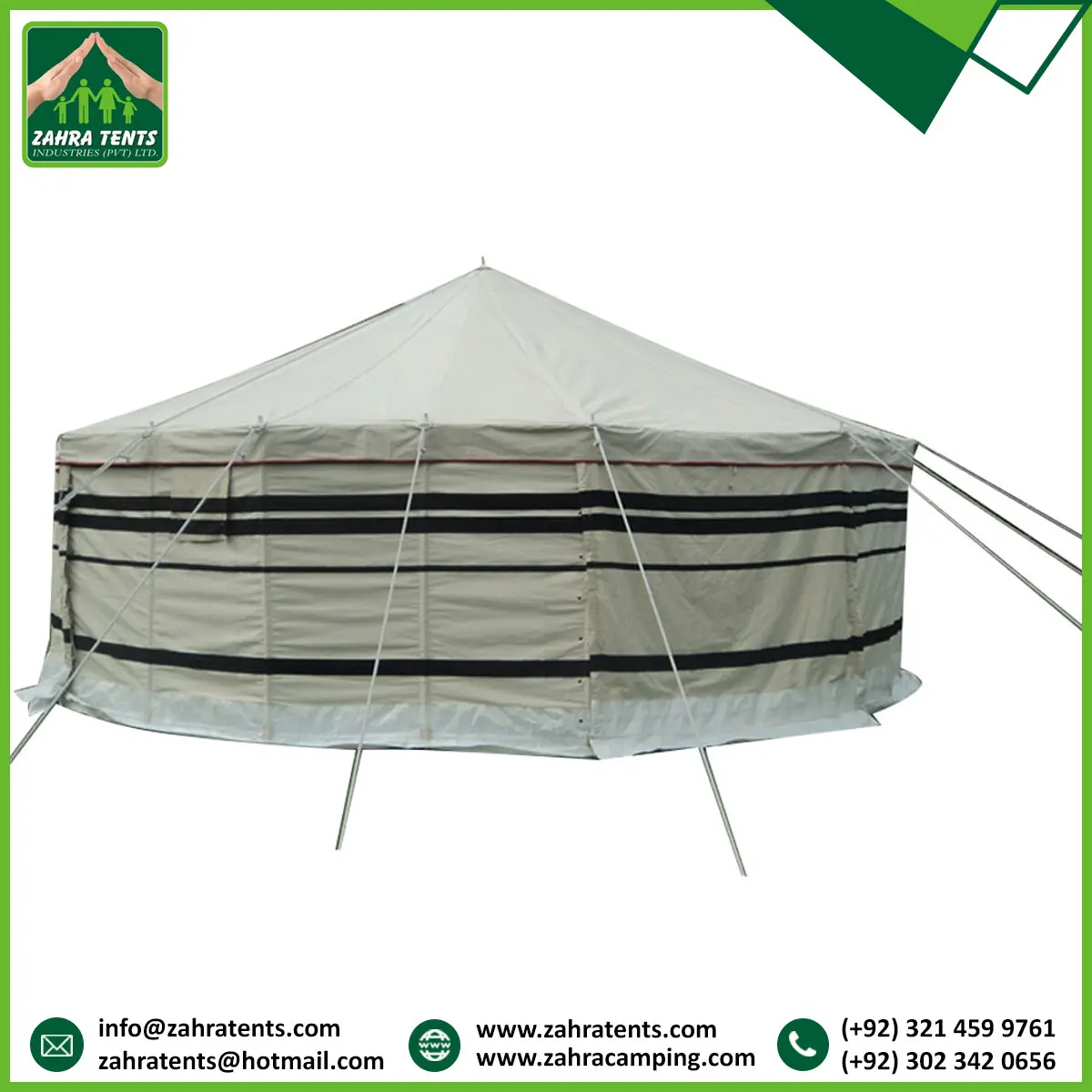 Heavy Duty Canvas Deluxe Kuwaiti Style Tent - Best Quality