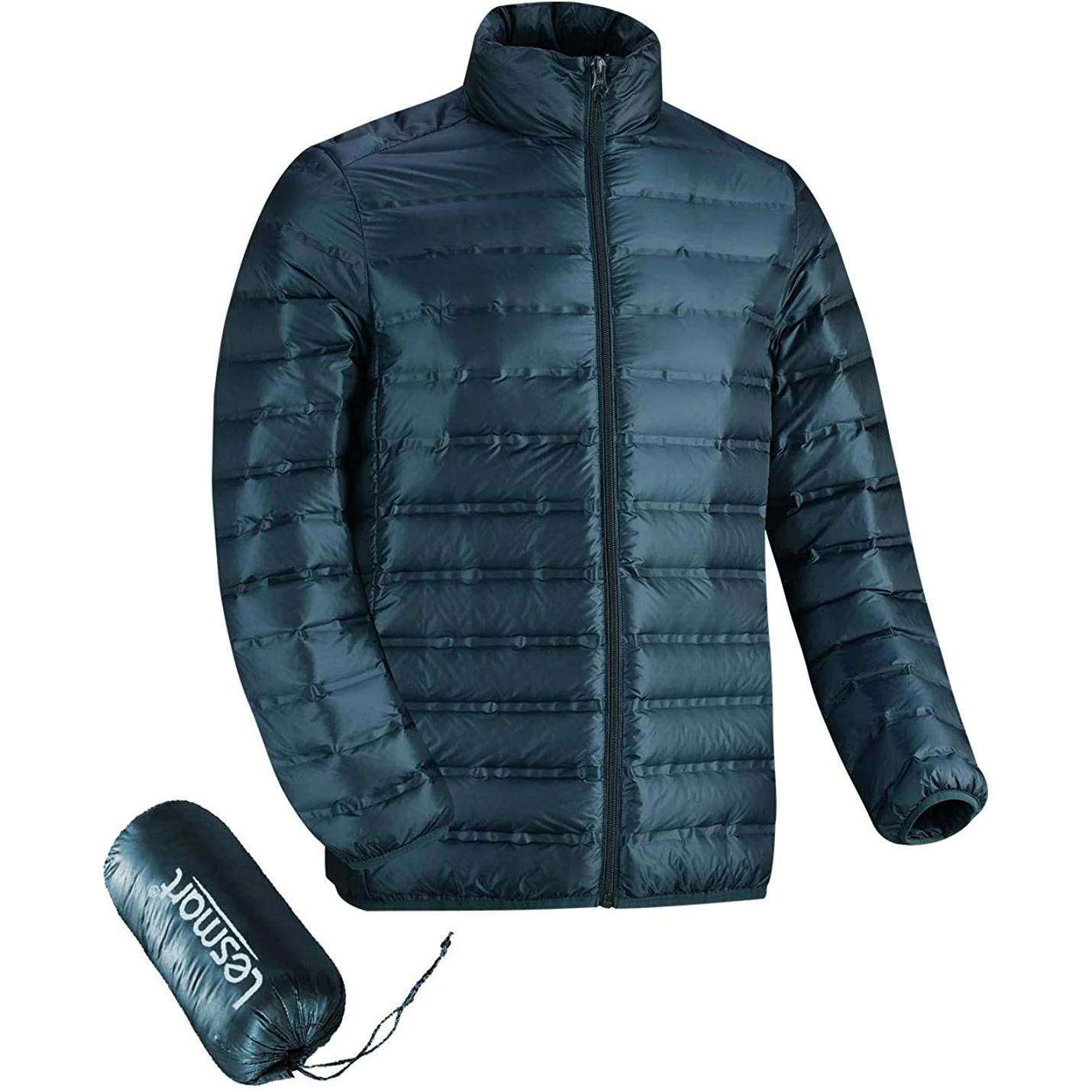 Men Puffer Jacket Coat Lightweight Winter Warm Water Resistant Outwear ...