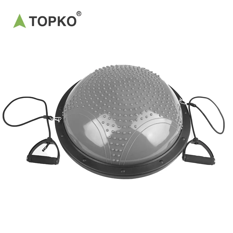Topko Pilates Fitness Wave Speed Ball With Resistance Band Massage ...
