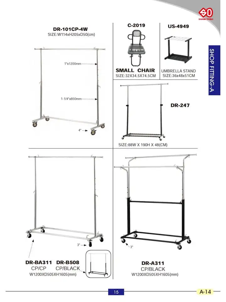 Portable Display Stand Cloth Hanger Rack - Buy Portable Fixable Strong ...