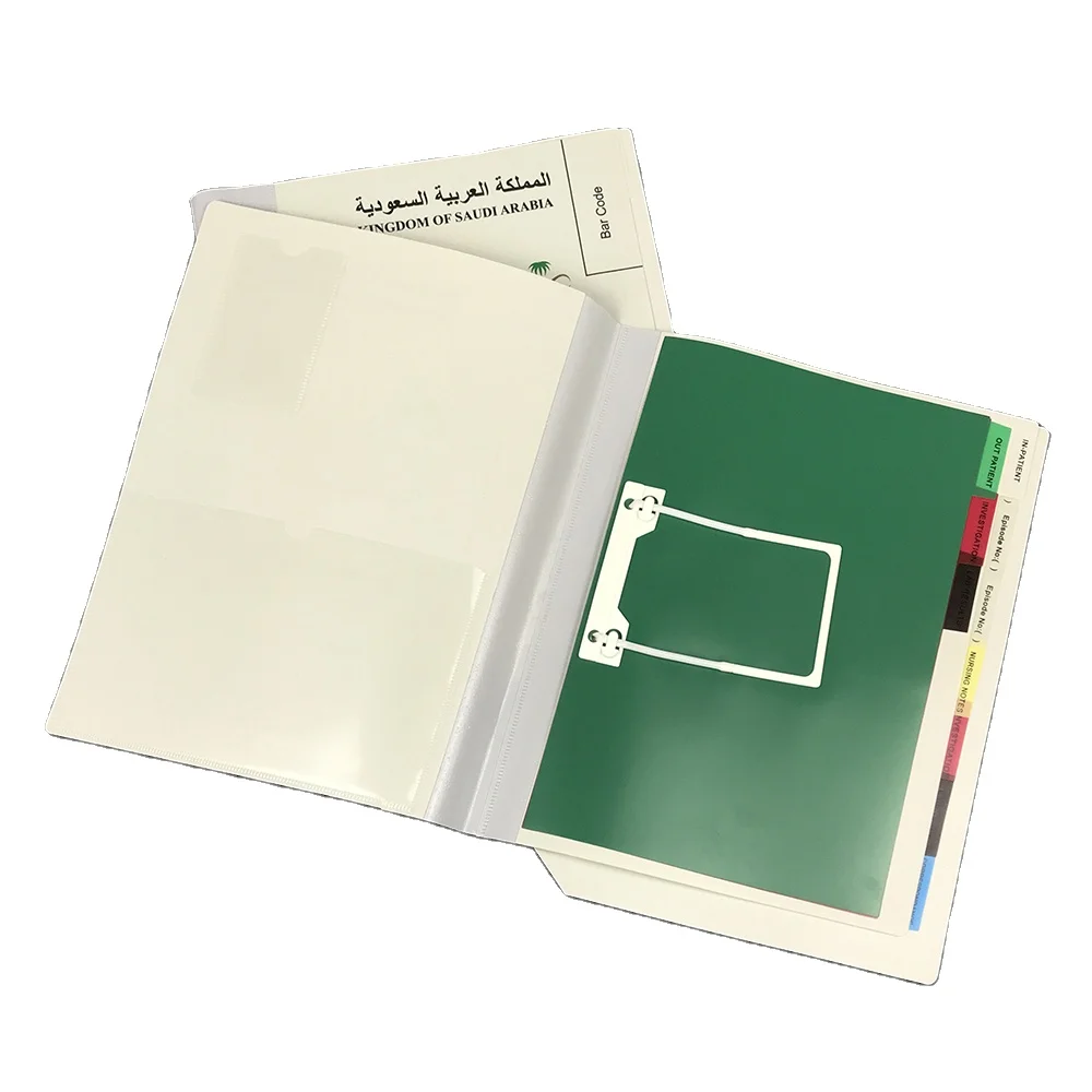 Plastic Medical File Folder Medical Dividers Clip 11 Dividers Medical ...