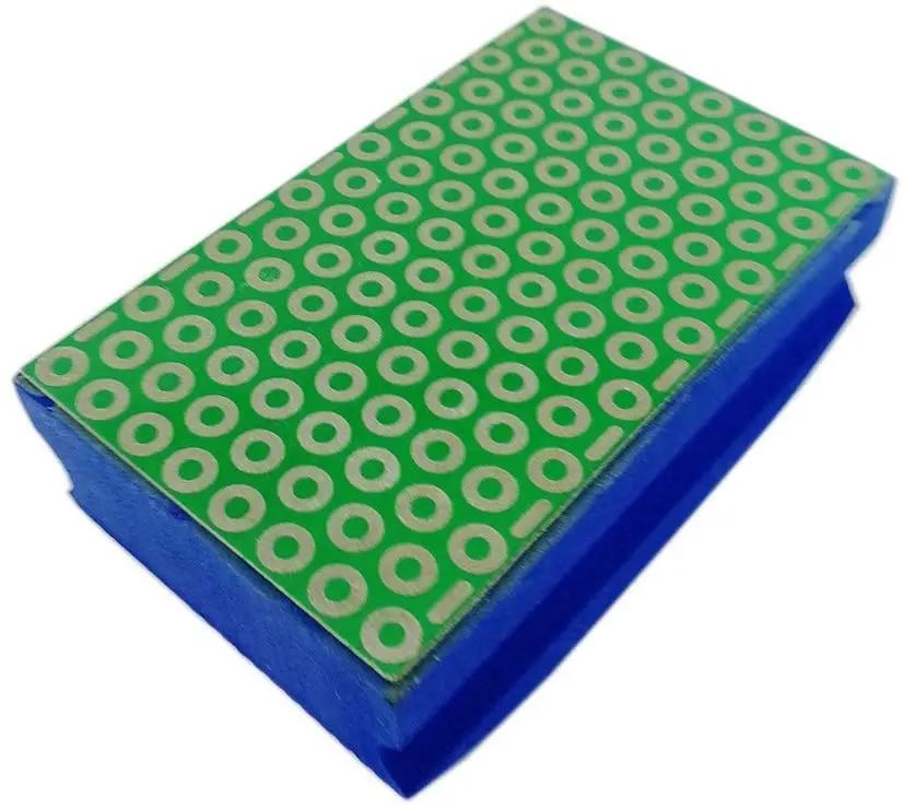 Diamond Hand Polishing Pads Abrasive Sanding Block For Concrete Stone ...