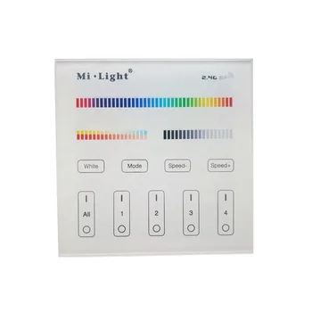 Milight T4 Led Rgb Cct Controller 4-zone Smart Panel 2.4ghz Remote ...