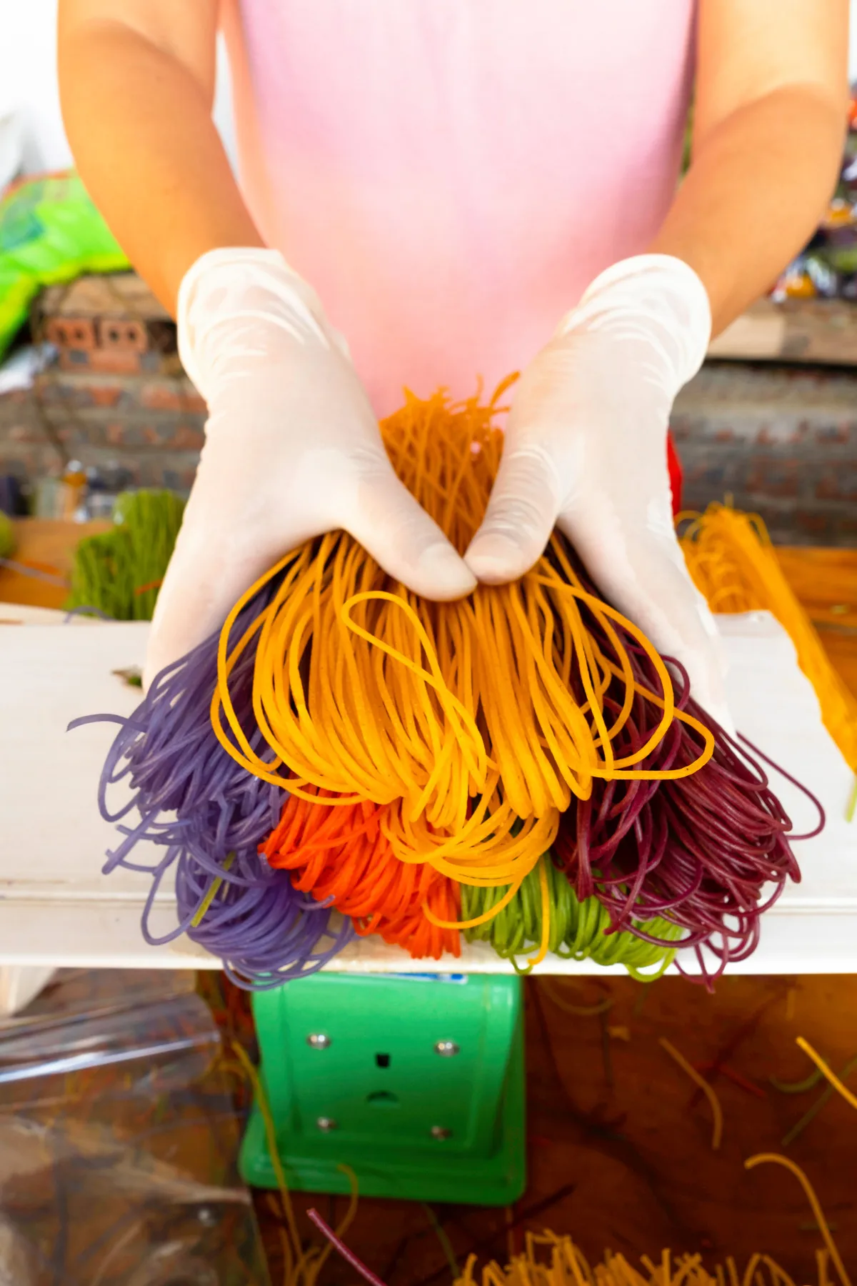 2022 On Sales Vietnam Five-color Rice Noodles/ Multicolor Vermicelli ...
