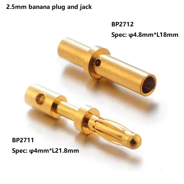 Custom Banana Jack Connectors - Reliable Gold Plated Plugs