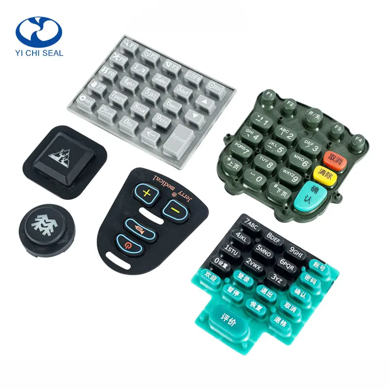 Custom Silicone Rubber Buttons for Electronics