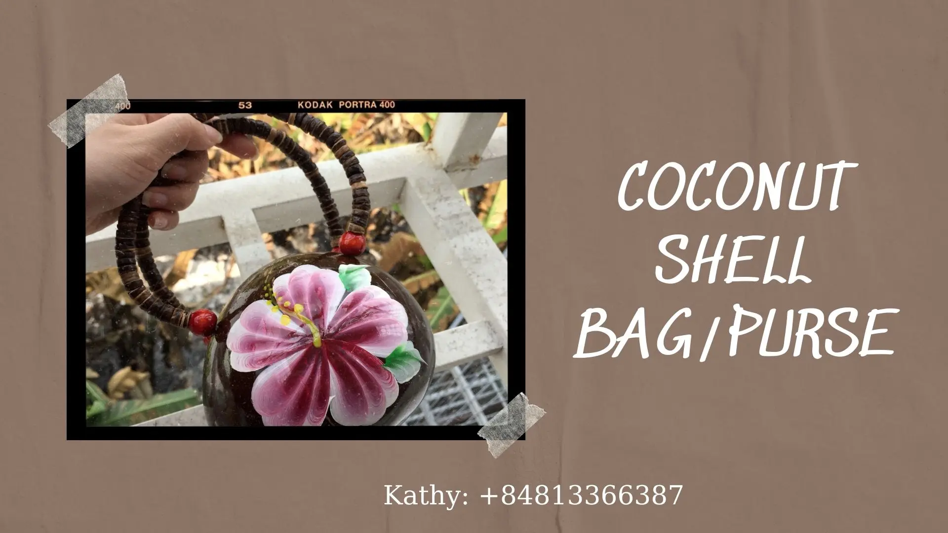 Vietnam Handicrafts Coconut Shell Handbag - Vietnam Fashionable ...