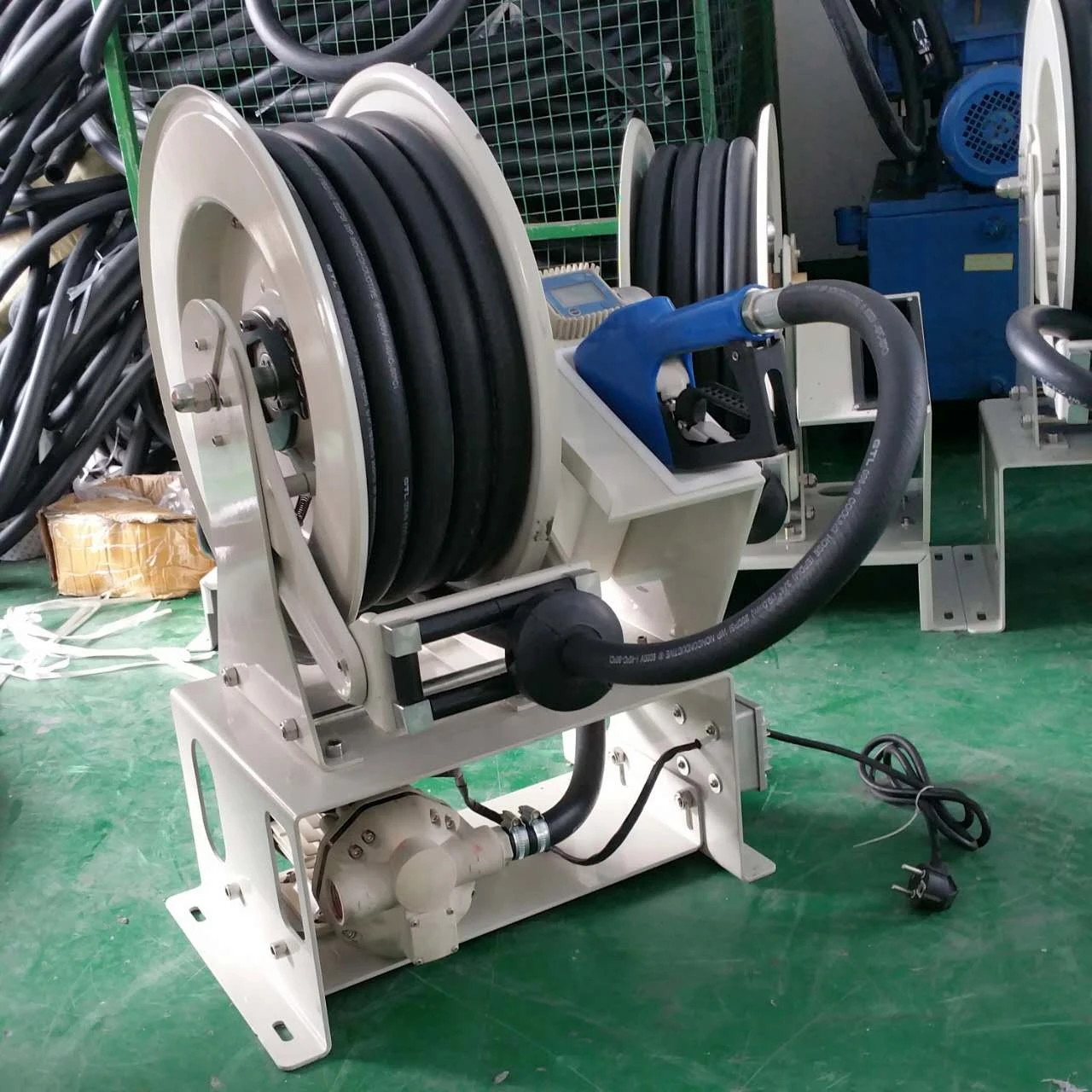 Heavy Duty Anti-corrosion Auto Spring Roll-up Hose Reel 3/4" Diesel ...