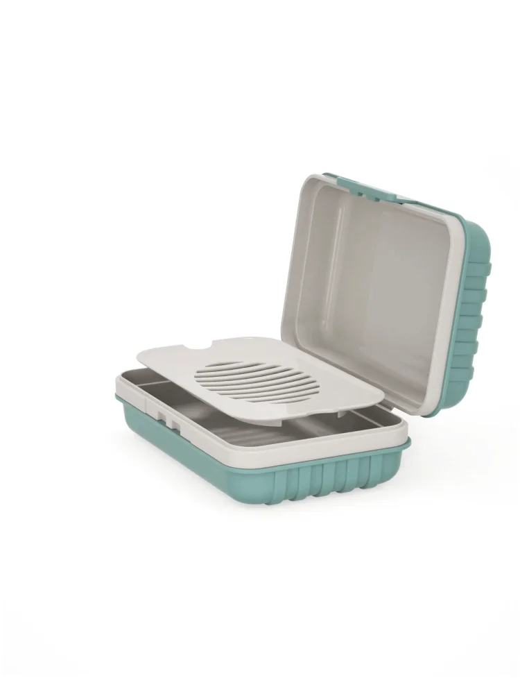 Eco Friendly Kitchen Soap Self Draining Bathroom Soap Box With Lid ...
