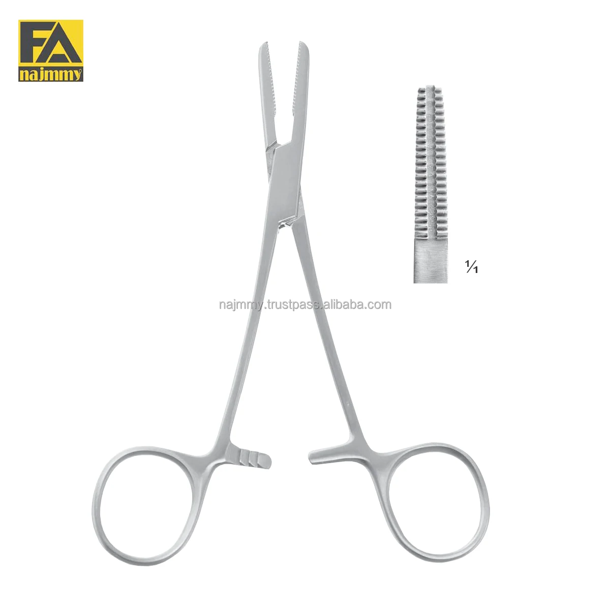 Lewin Perforating Bone Holding Forceps (serrated) - CE Certified