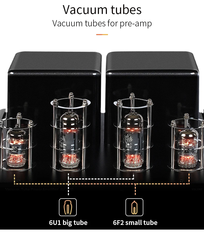 Hyper Sound Tube Amplifier - 30wx2 Stereo for Home Theater