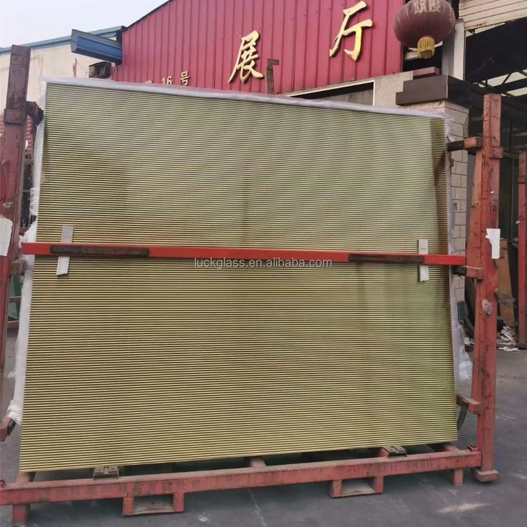 Tempered Tinted Reed Glass Panels - 4mm to 10mm Fluted Glass for Modern ...