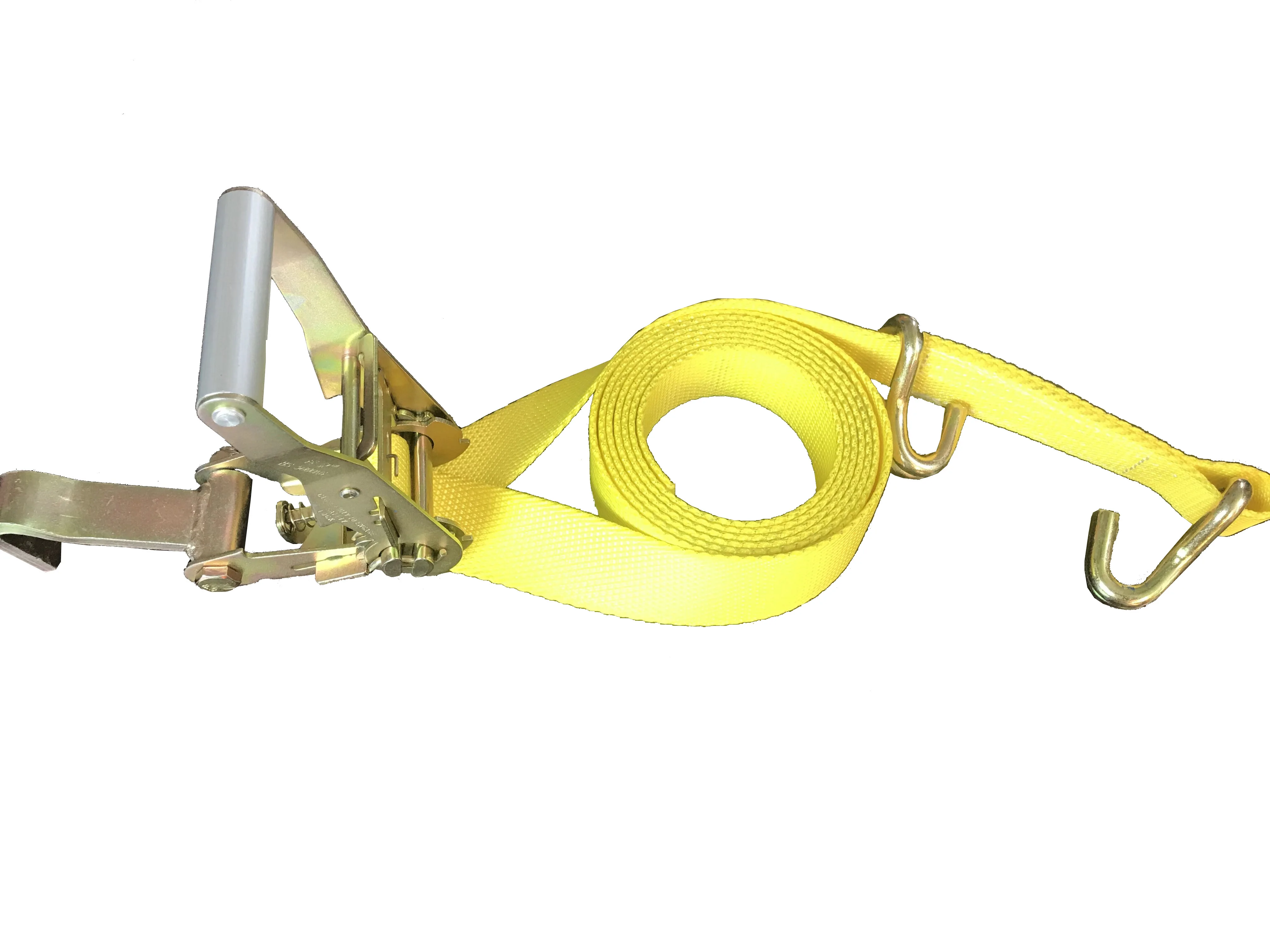 2" 50mm Yellow Abrasive Resistant Rachet Cargo Ratchet Tensioner ...