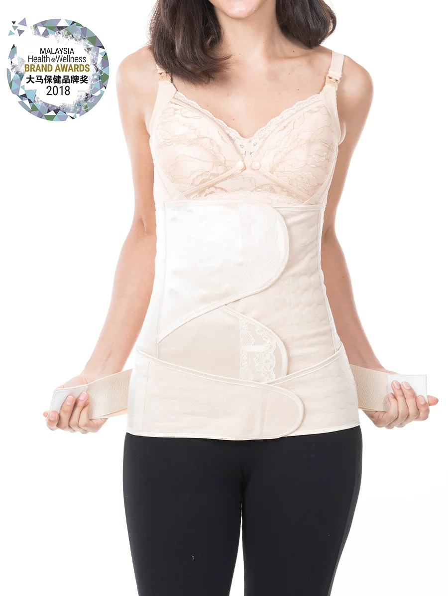 Top Pick 2 In 1 Belly And Pelvic Binder Set Golden Girdle Lightweight ...