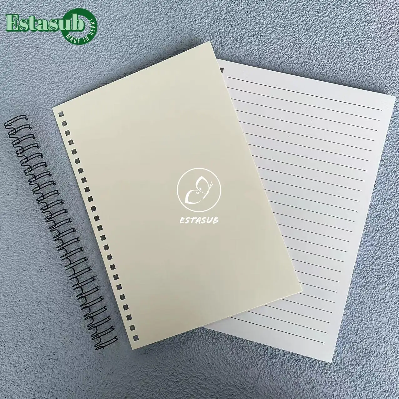 8x11 Sublimation Custom Blank Paper Cover Spiral Notebook Planner - Buy ...