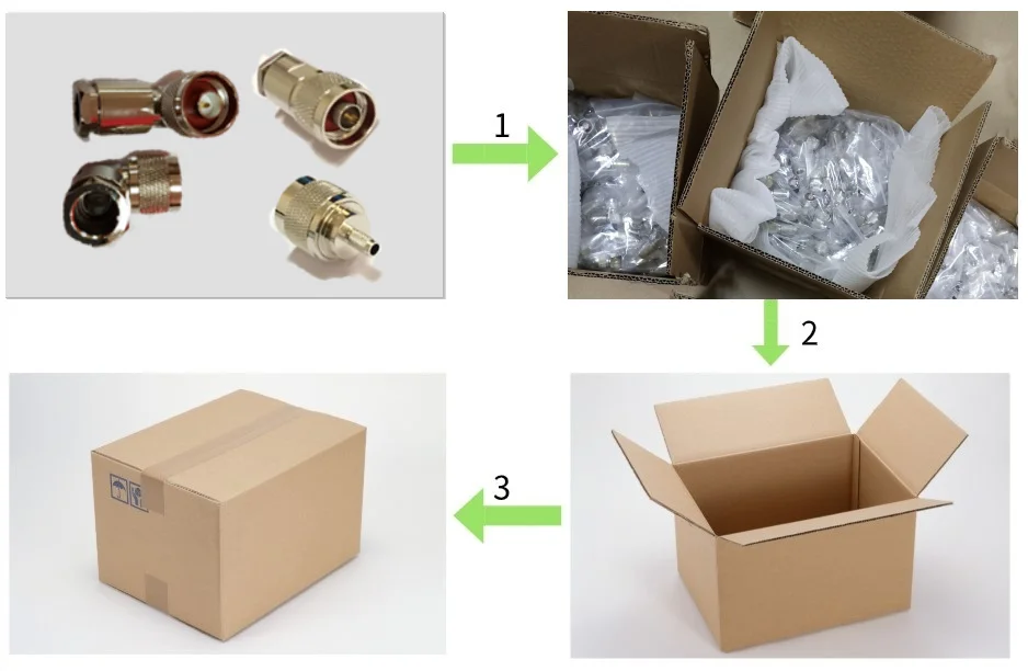 Rf Coax N Type Female Clamp Connector For Ldf5-50a 7/8'' Cable - Buy Rf ...