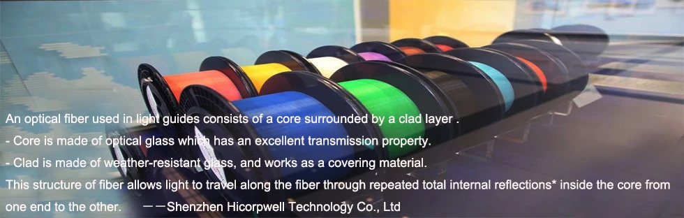 UV Single Mode Transparent Single Core Fiber - 50um OD 125um