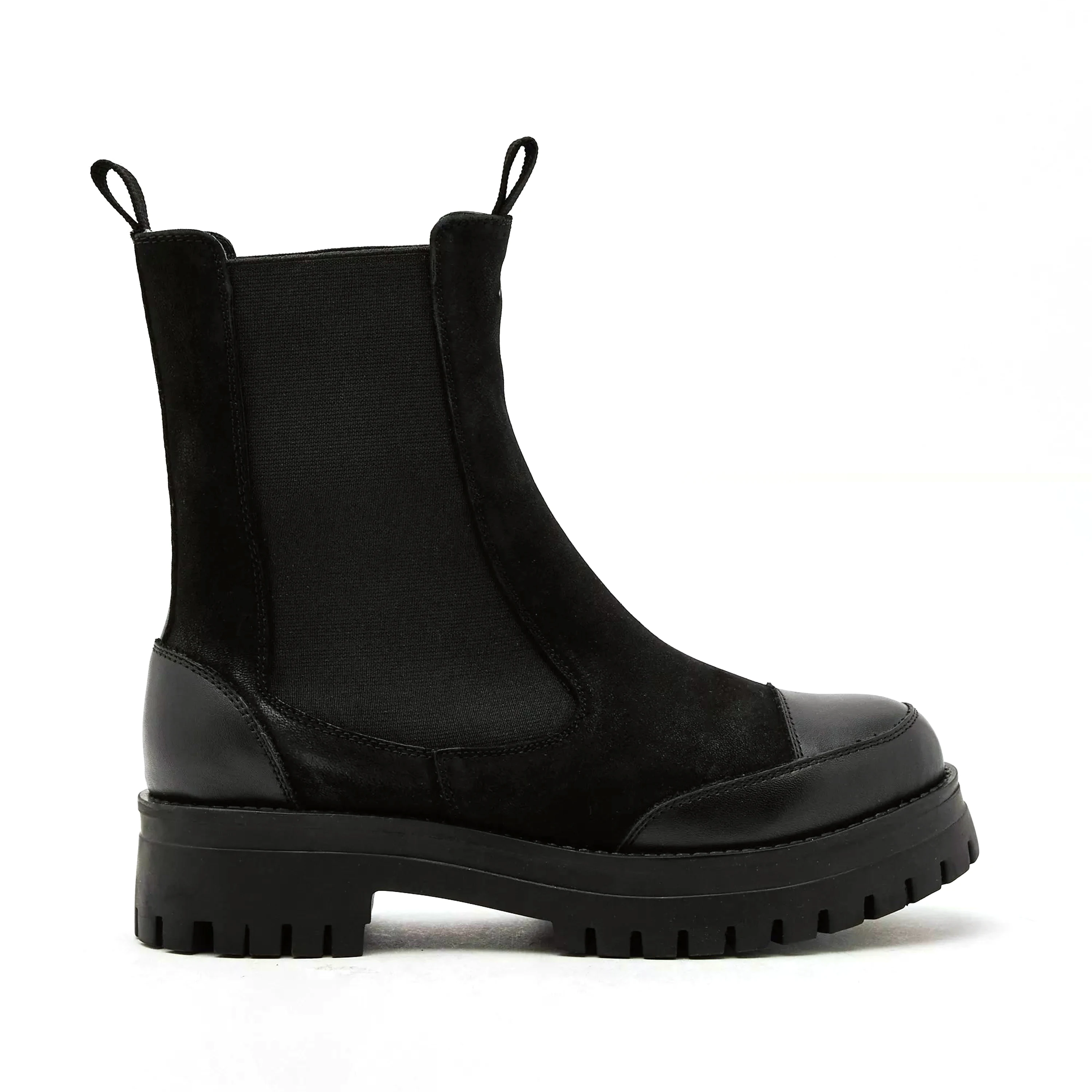 Women Chunky Heel Ankle Boots Woman Shoes Brand Designer Chelsea Winter ...