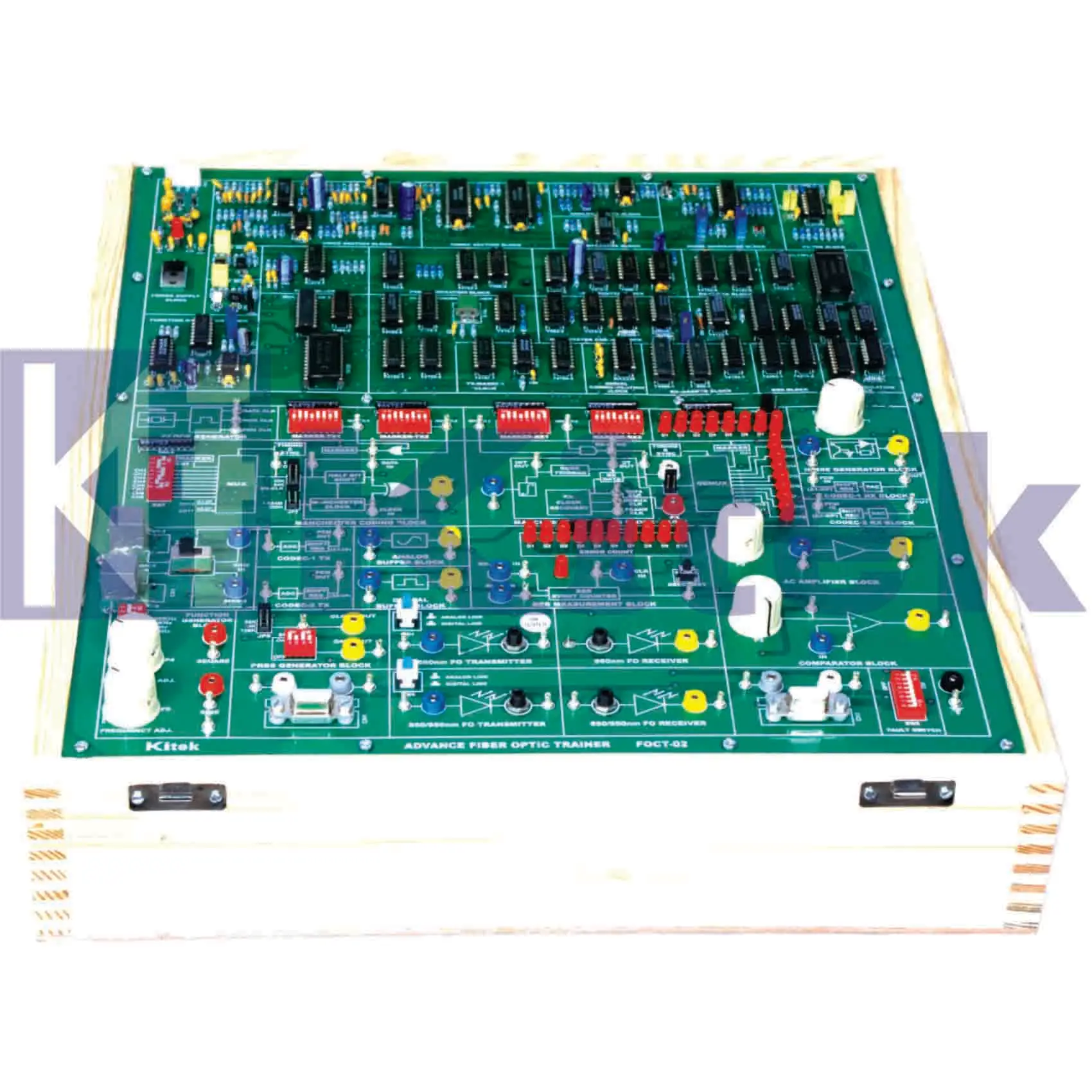 Advanced Digital Fiber Optics Trainer Kit for Education