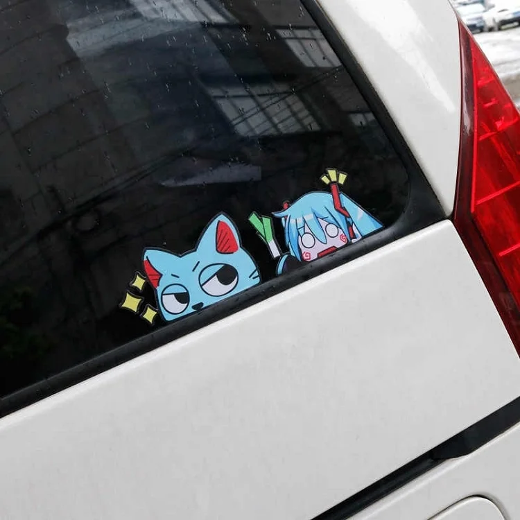 Funny Window Transfer Car Stickers - Waterproof & UV Resistant