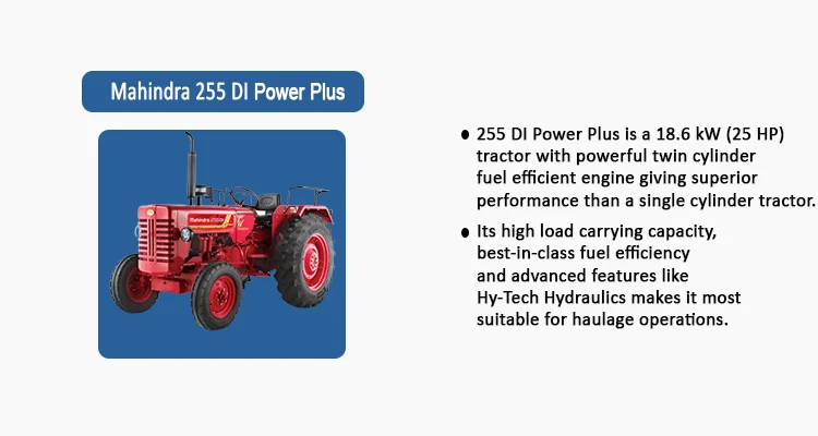 Mahindra Tractor 255 - High-Accuracy Farming Solutions