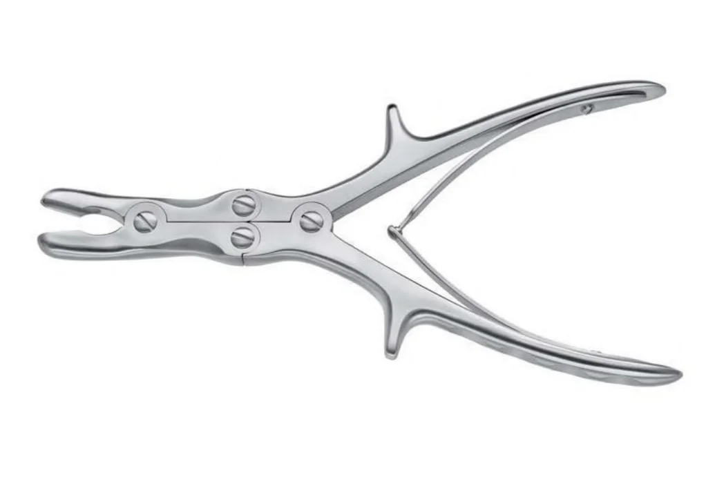 German Stille-luer Bone Rongeur Forceps Double Action 22cm Curved 10mm ...