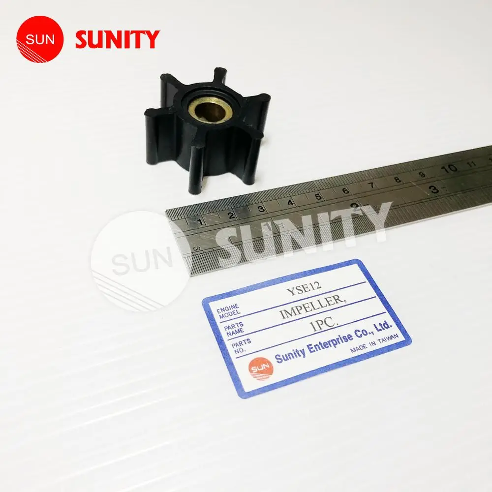 Taiwan Sunity Impeller Neoprene Brass Replaces 104211-42071 104211-42070 104211-42090 For Yanmar ...