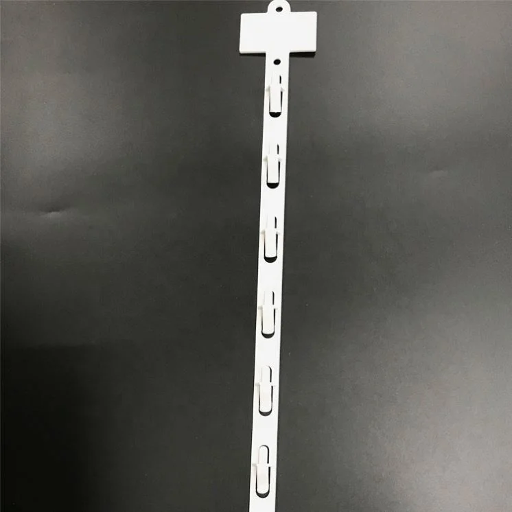 Custom Supermarket Use Pvc Plastic Hanging Display Clip Strip - Buy ...
