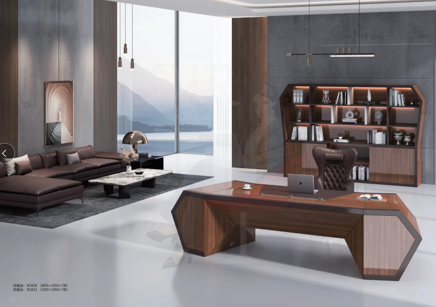 Customized Office Security Command Center Console Desk