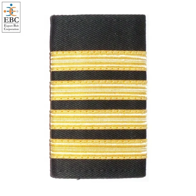 OEM Airline Pilot Shoulder Epaulette - High Quality 4 Bar