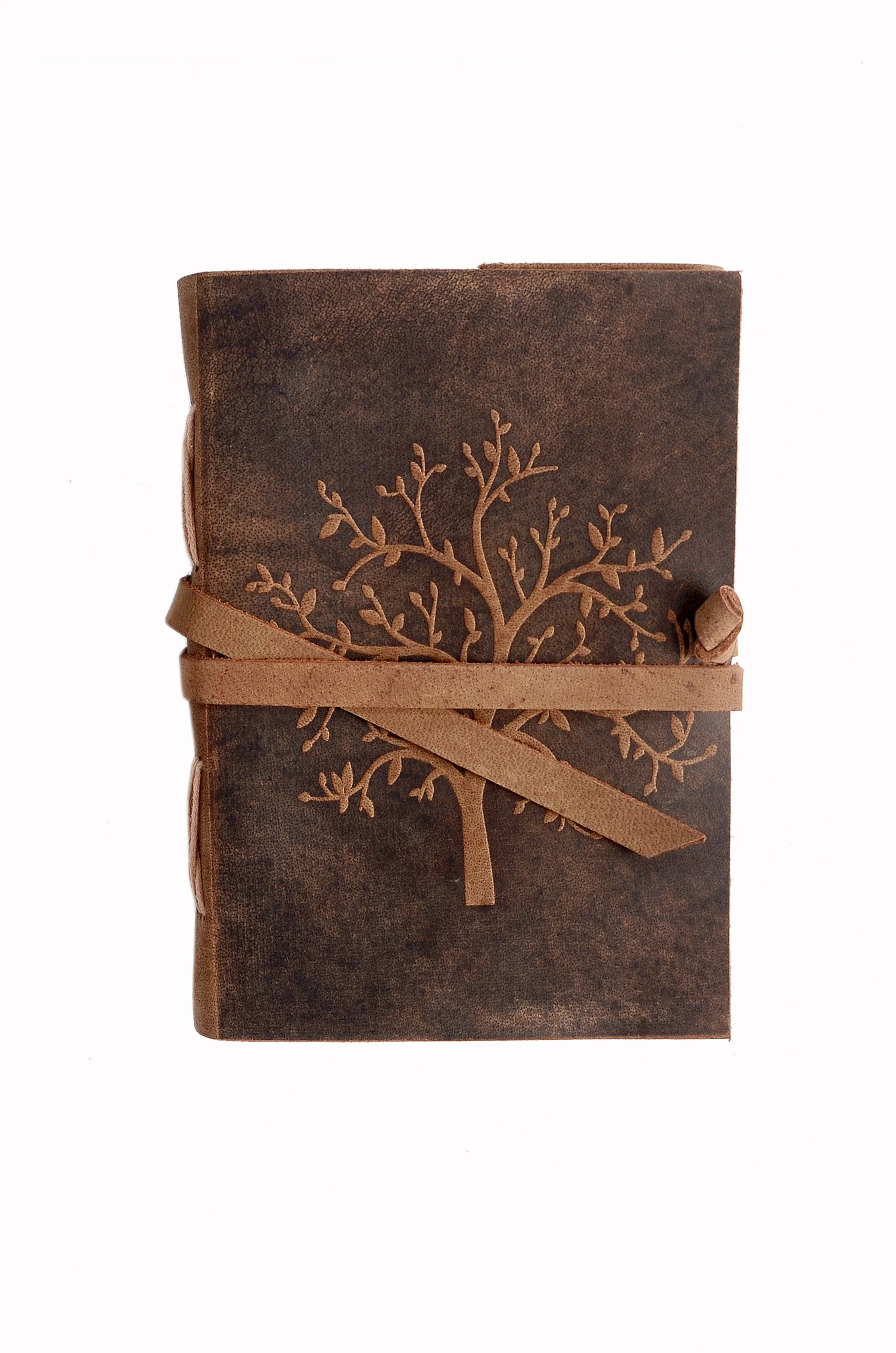 Celtic Tree Life Embossed Vintage Leather Hardcover Journal Notebook ...