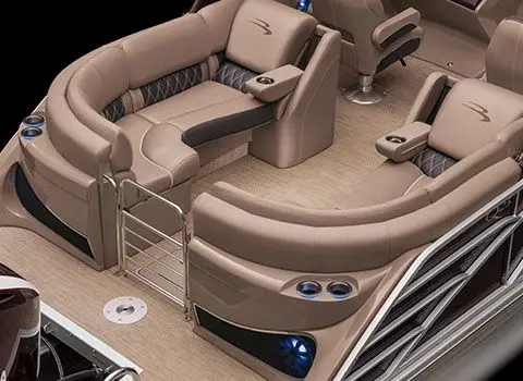 Luxury 27FT Aluminum Fiberglass Catamaran Tritoon Boats