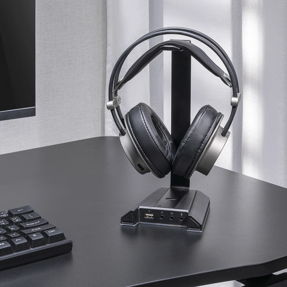 Hps04g-3 Rgb Gaming Headphone Stand Hook Holder Usb Rgb Gaming Headset ...