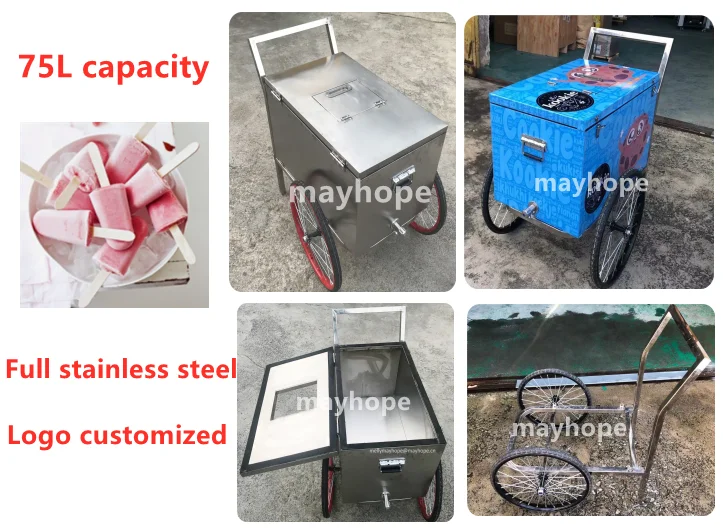 Ice Cream Push Carts - Durable, Efficient, and Versatile