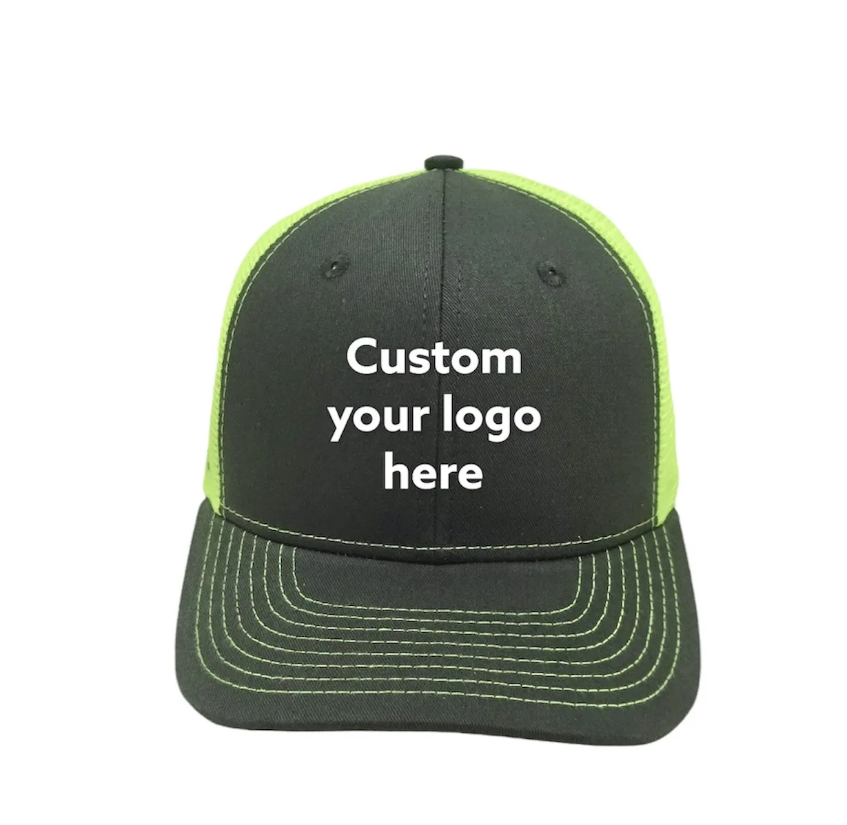 Custom Logos Design Put Your Own Business Name,Custom Letter Design Richardson 112 Trucker Hats ...
