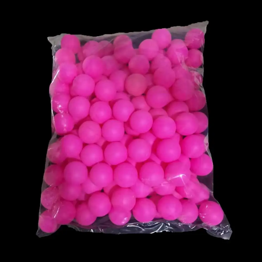 Wholesale Pink Color 40mm Seamless Ping Pong Custom Printed Matted ...