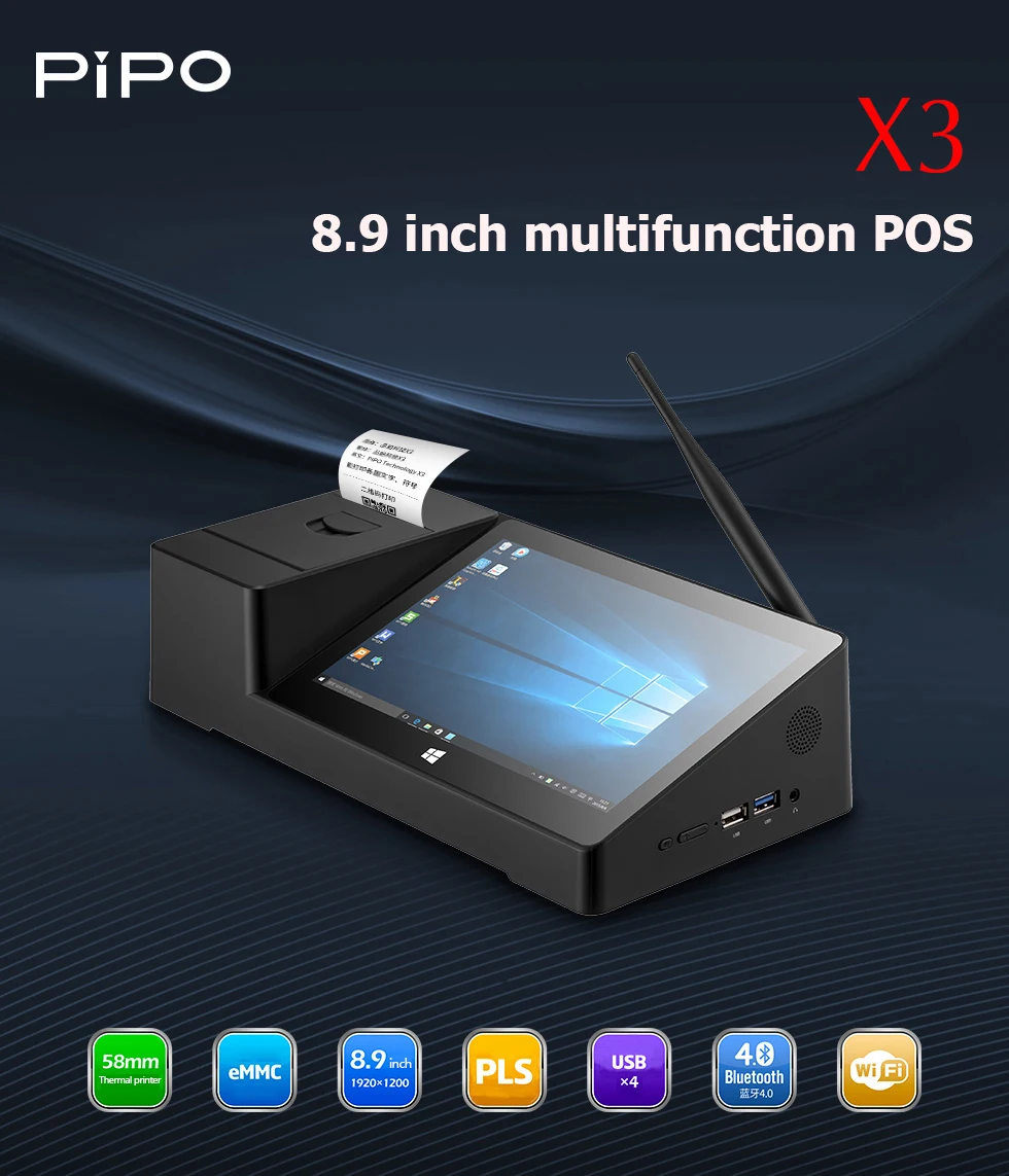 Pipo Windows/android Pos Terminal 8.9 Inch - Versatile & Reliable