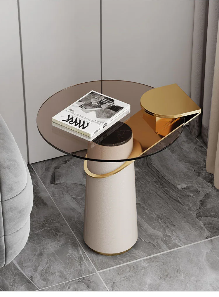 Xingtuo Glass Teapoy Design Living Room Furniture Modern Console Tea ...