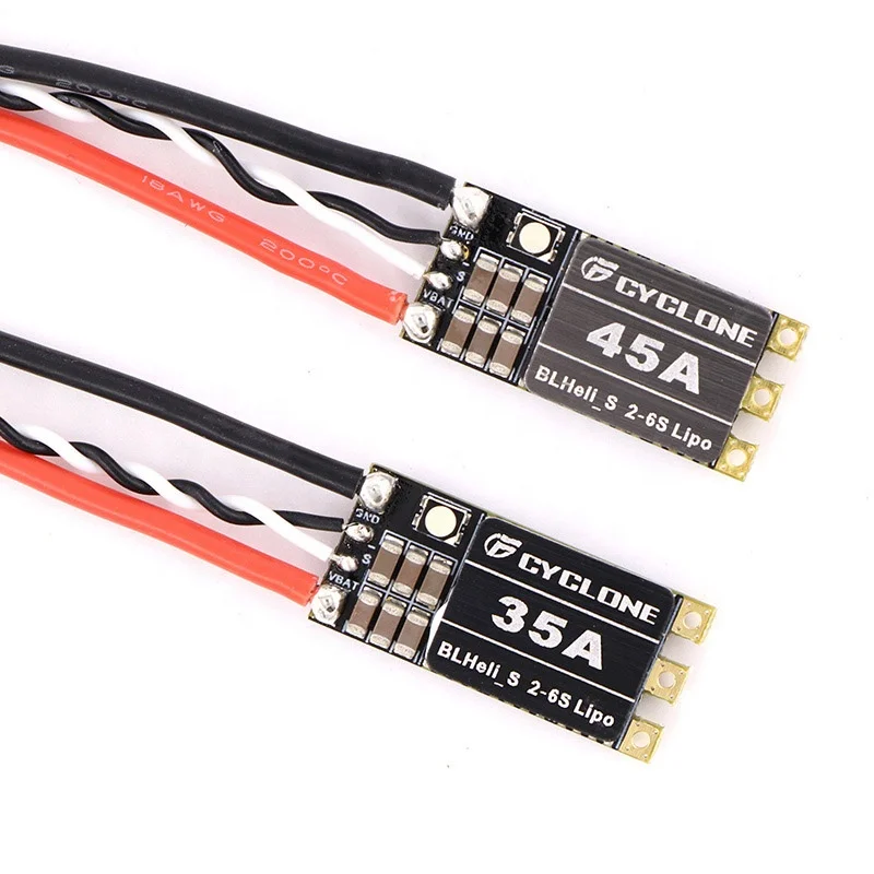 Cyclone Blheli_s 35A 45A ESC - Power for RC FPV Quadcopters