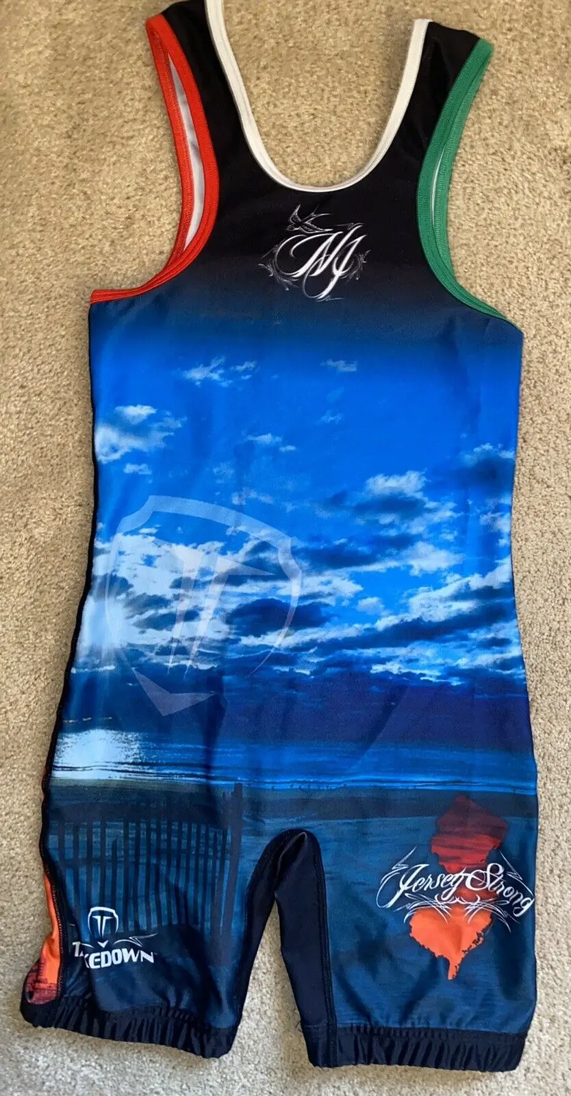 2023 Wrestling Singlet Adult Wrestling Uniform Singlet 100 Double Knit