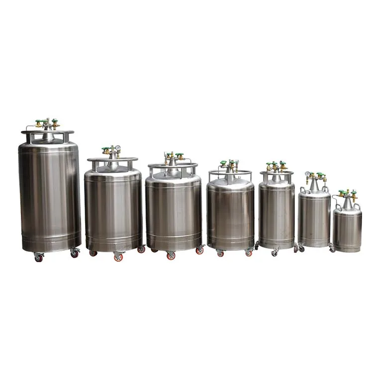 Cryogenic Dewar Lab Ydz 30l Ydz-30 Autoboosting Liquid Nitrogen Container With Pressure Liquid ...